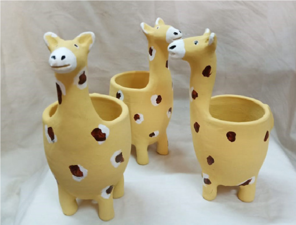 Teracotta Goat Planter